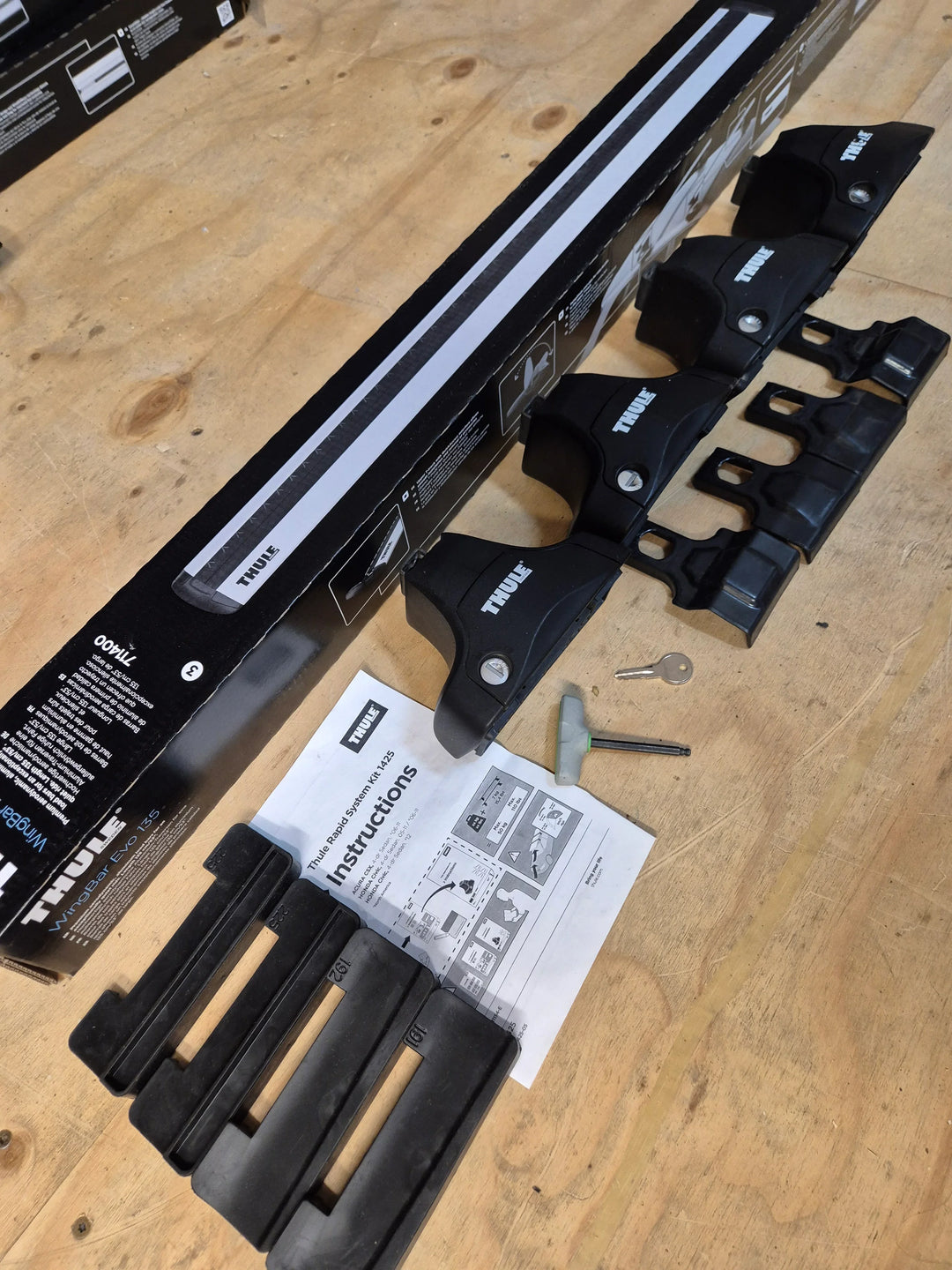 Thule Wingbar Evo set for HONDA Civic 05-11 Saloon (1425 - 754 - 7114 ...